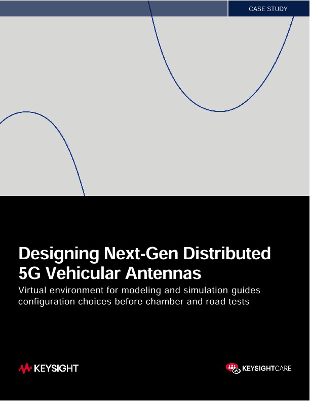 Designing Next-Gen Distributed 5G Vehicular Antennas PDF Asset Page | Keysight